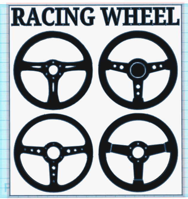 Free STL file RACING WHEEL 🛞・Design to download and 3D print・Cults