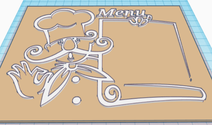 Free STL file MENU 3D PICTURE 🖼️・Object to download and to 3D print・Cults