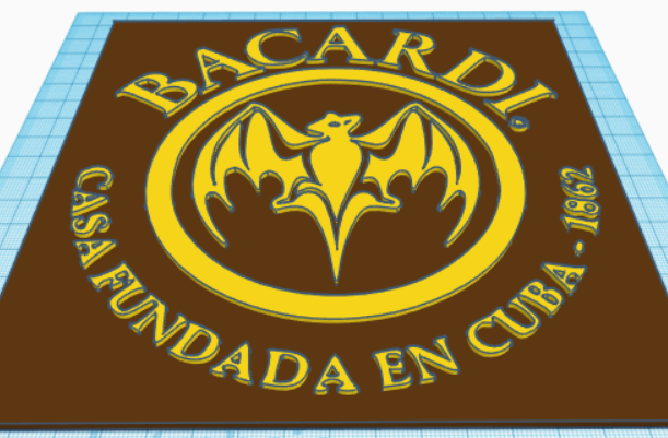 Free STL file BACARDI・Template to download and 3D print・Cults