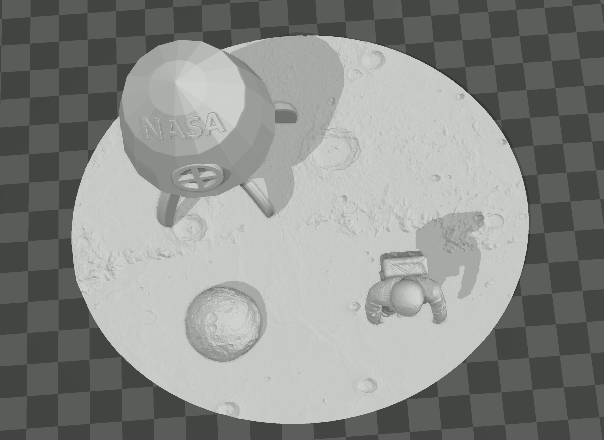Free STL file TRIP TO THE MOON・3D print design to download・Cults