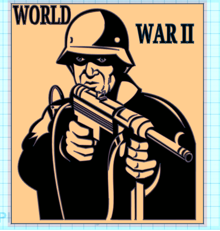 Free STL file WORLD WAR II・3D print design to download・Cults