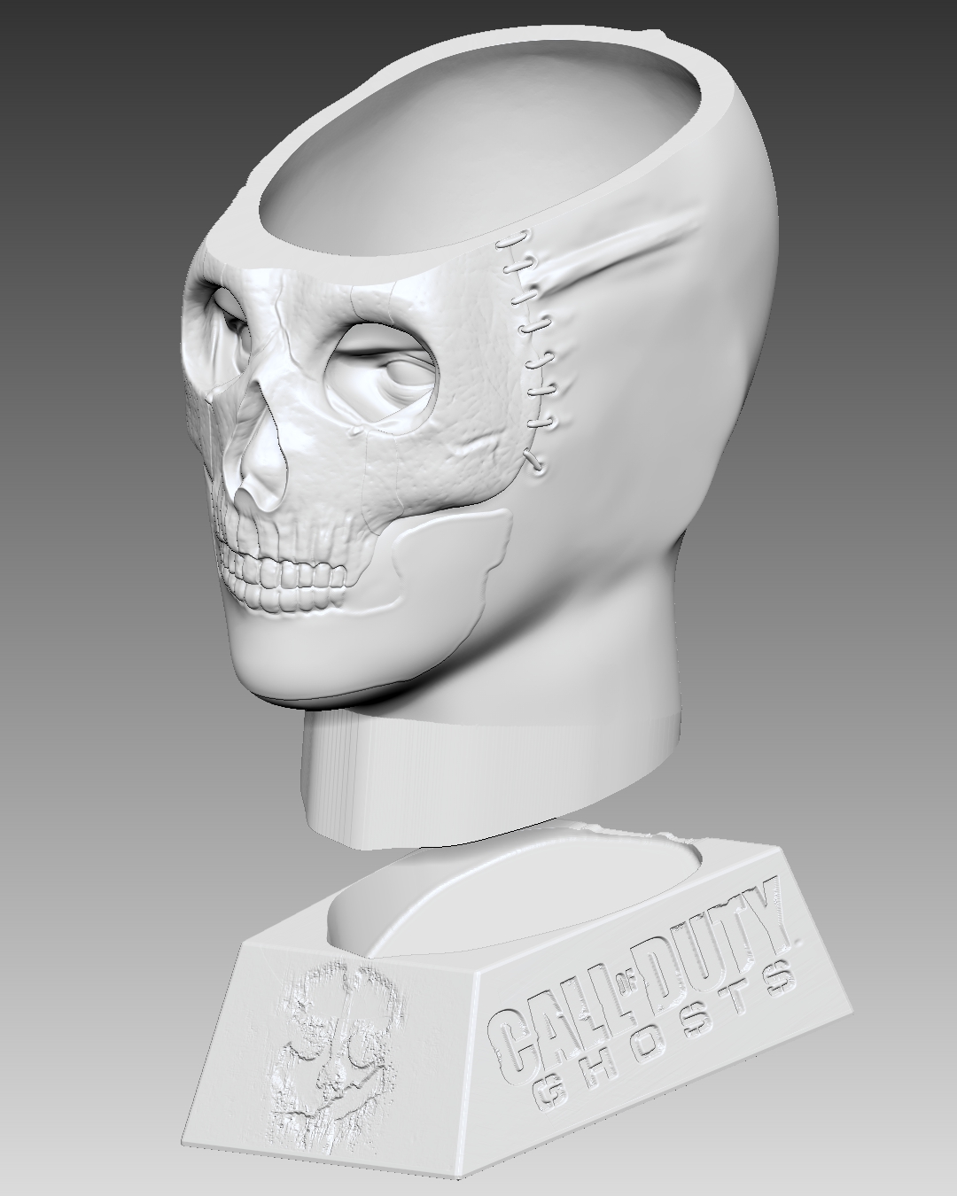 STL file call of duty ghost headset holder・3D print model to download・Cults