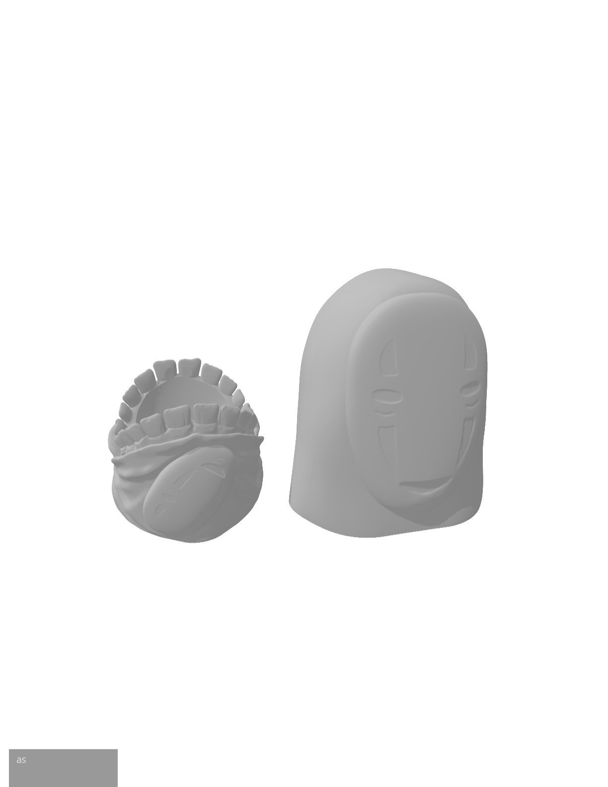 STL file Kaonashi (No Face)・Model to download and 3D print・Cults