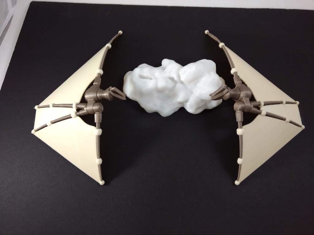 Free STL file Sails and cloud base for Flying Ship・Design to download ...