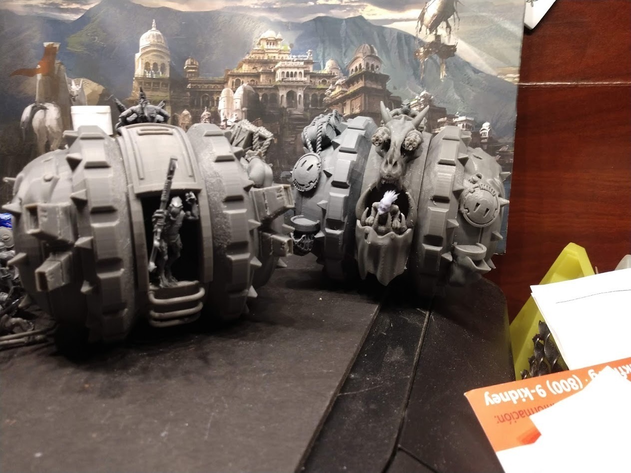 Free STL file Kroot Ball, count as Tau Devilfish transport 🎲・3D print ...