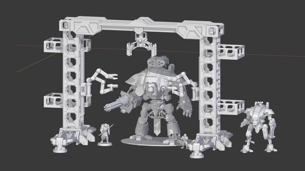 Free STL file Mech Gantry 🤖・3D print design to download・Cults