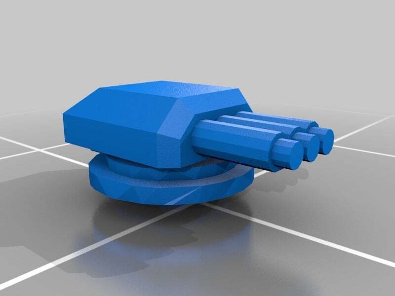 Download free STL file Battlefleet Gothic Weapons & Bits • Object to 3D ...