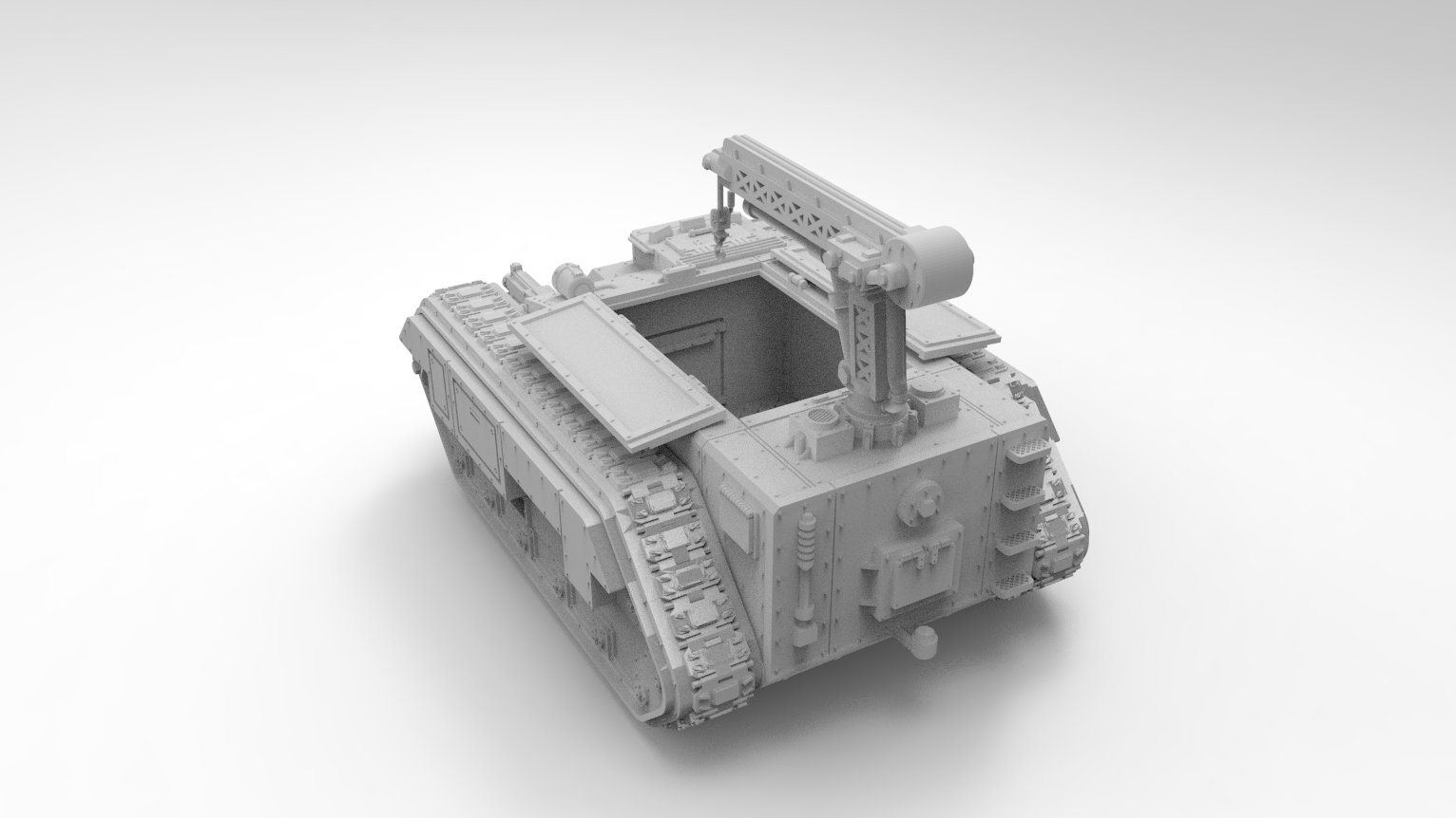 Free STL file Interstellar Army Supply Tank Middle 🪖・Object to download ...