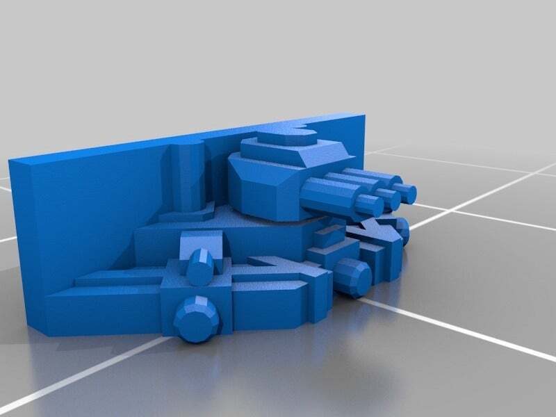 Download free STL file Battlefleet Gothic Weapons & Bits • Object to 3D ...