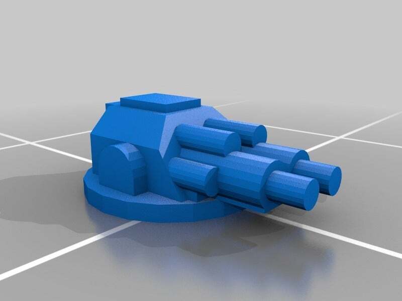 Download free STL file Battlefleet Gothic Weapons & Bits • Object to 3D ...