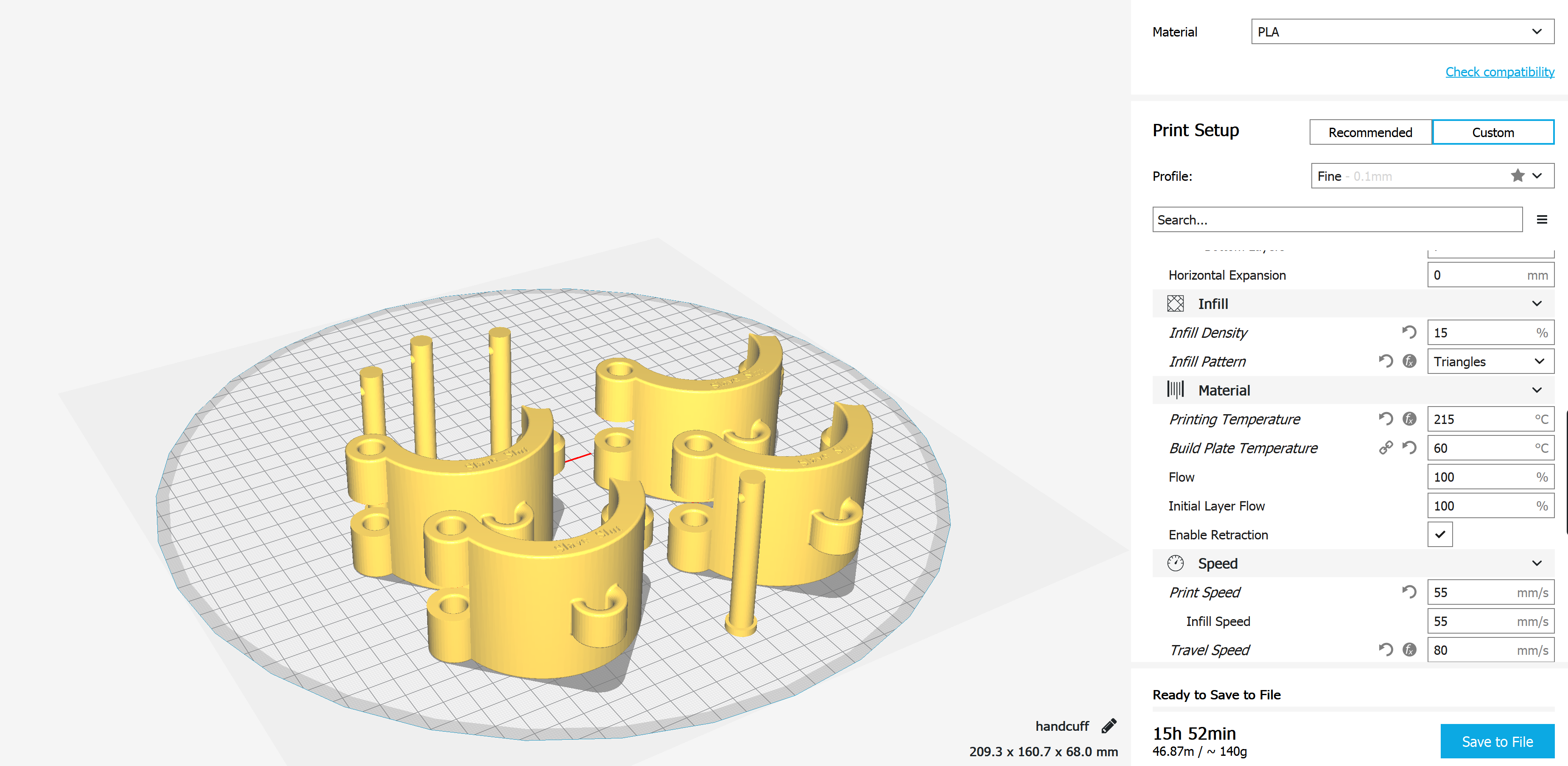 Download Stl File Sex Toy Handcuff 3d Print Object ・ Cults