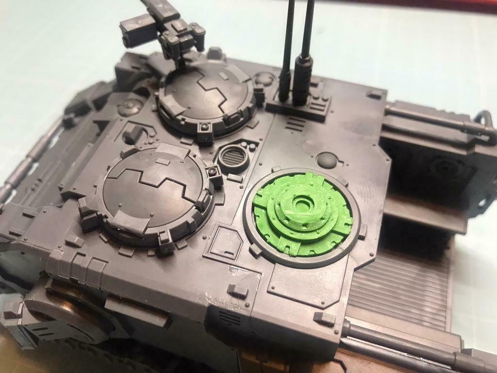 Бесплатный STL файл Impulsor Shield Dome/Comms Array Base Bit (76 ...