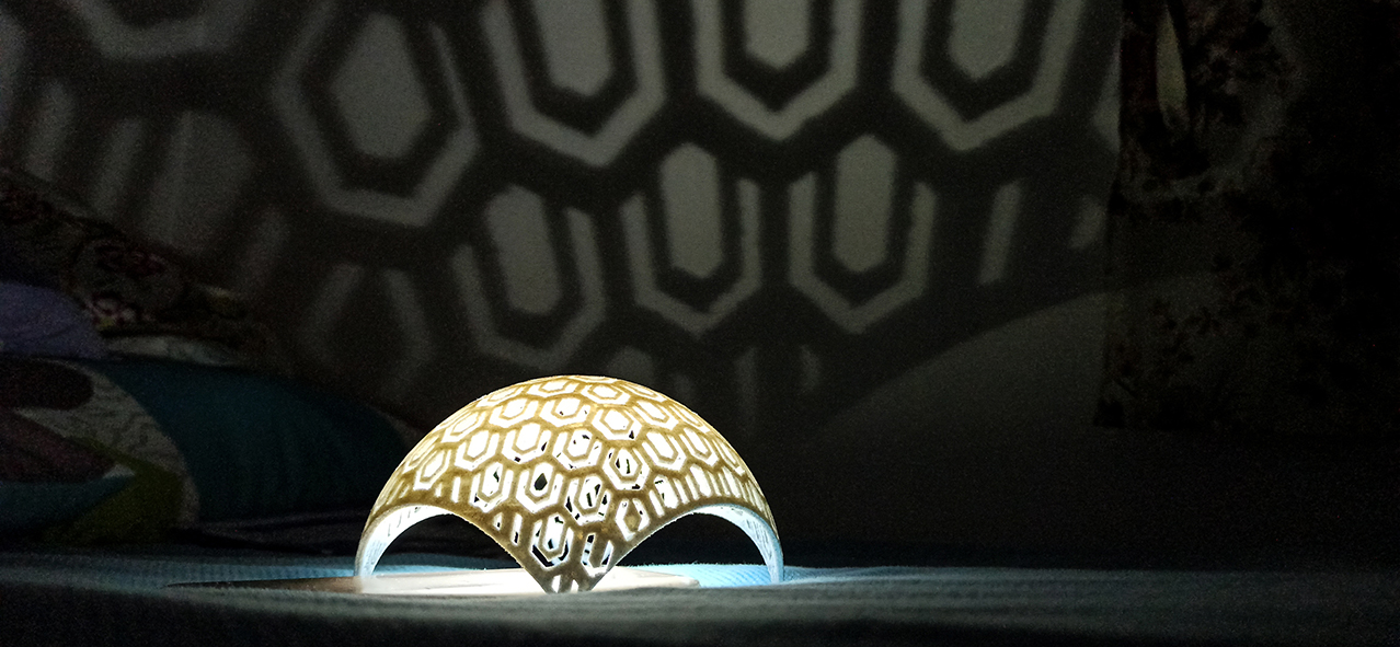 Archivo STL Light projector- Hexagonal pattern・Modelo para descargar y ...