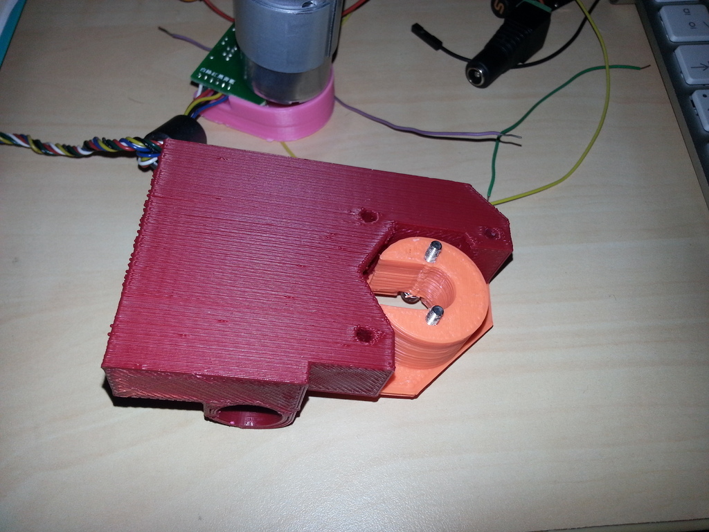 Free 3D file Change your stepper by a servo DC motor on Prusa i3 x-axis ...