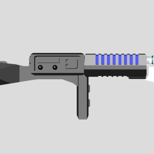 Download free 3D printer designs Cylon Rifle Battllestar Galactica Prop ...