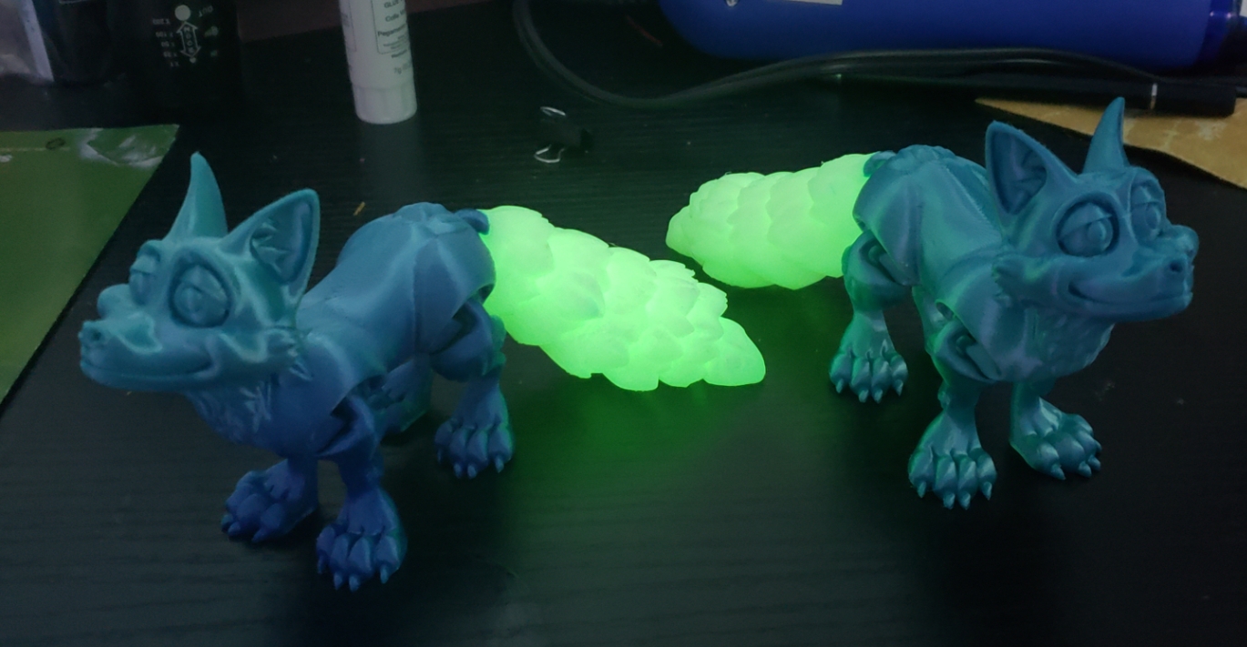 3D print Cute Flexi Print-in-Place Fox • made with Creator 3 Ver. 2・Cults