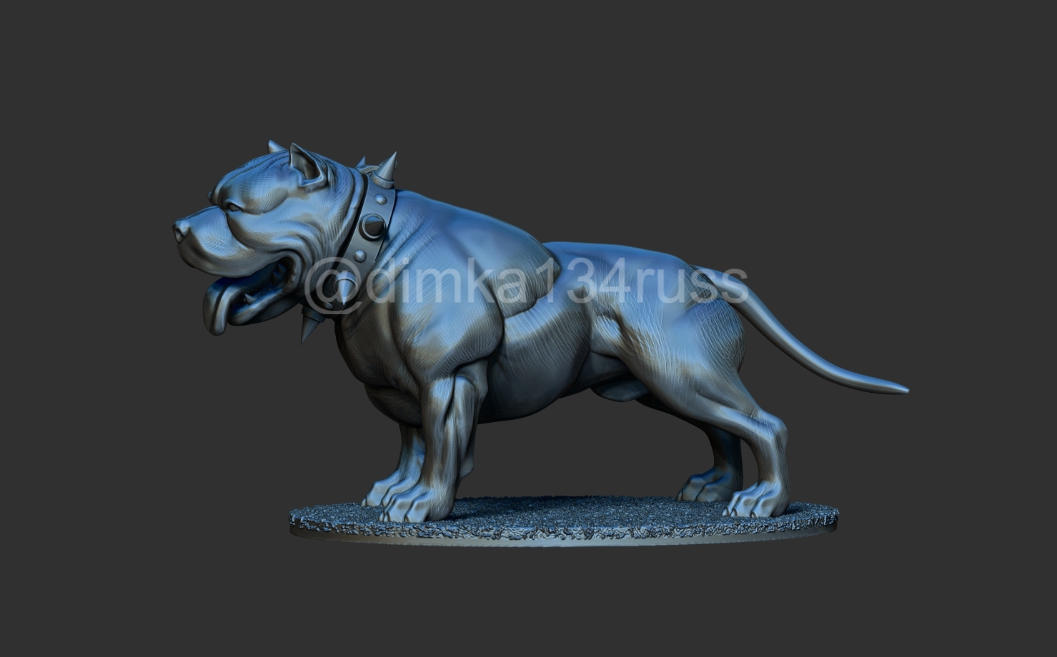 STL file pit bull 🐂・3D print design to download・Cults