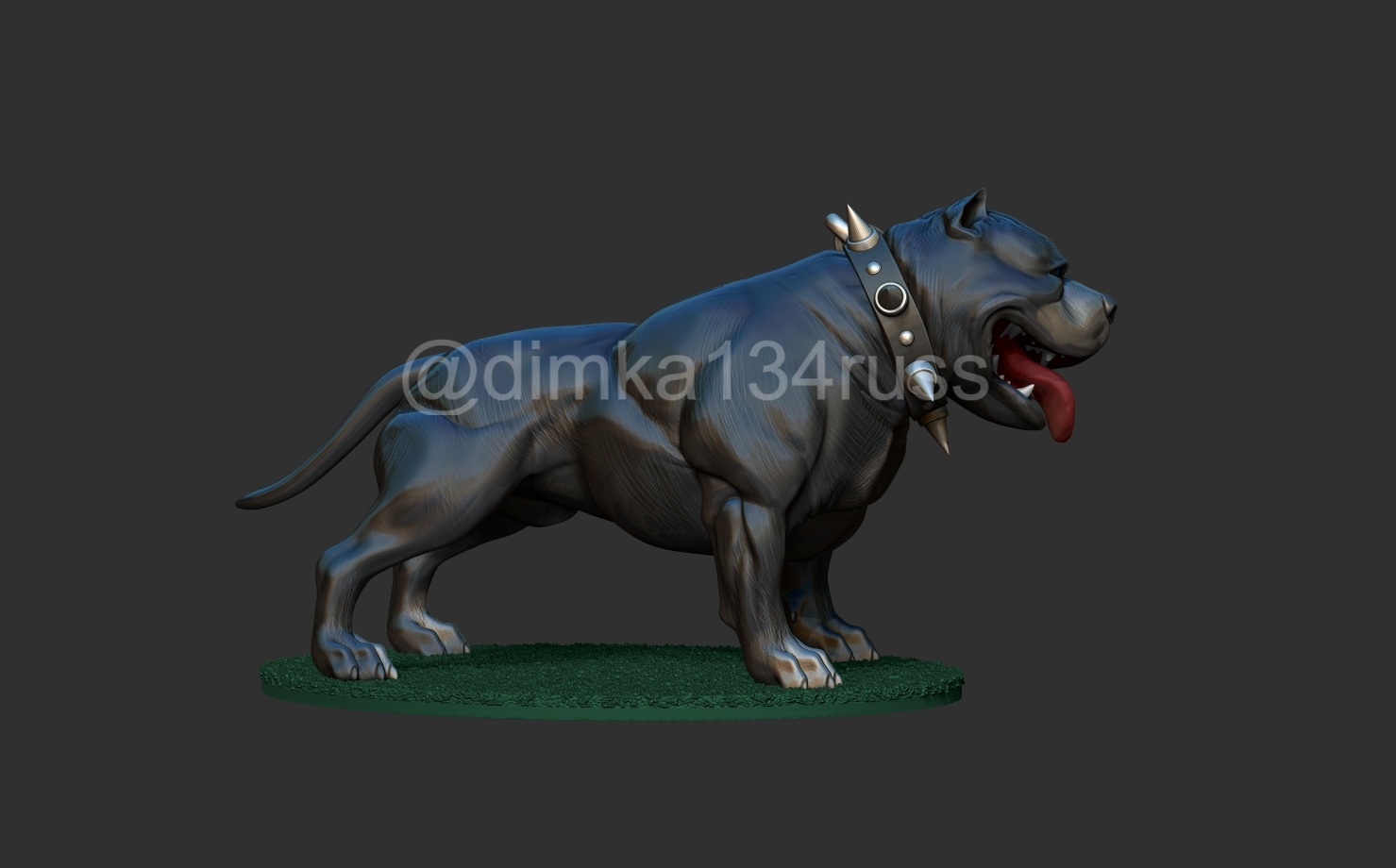 STL file pit bull 🐂・3D print design to download・Cults