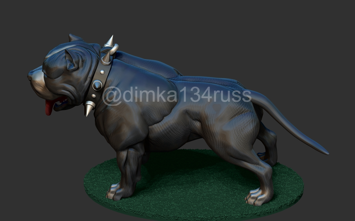 STL file pit bull 🐂・3D print design to download・Cults