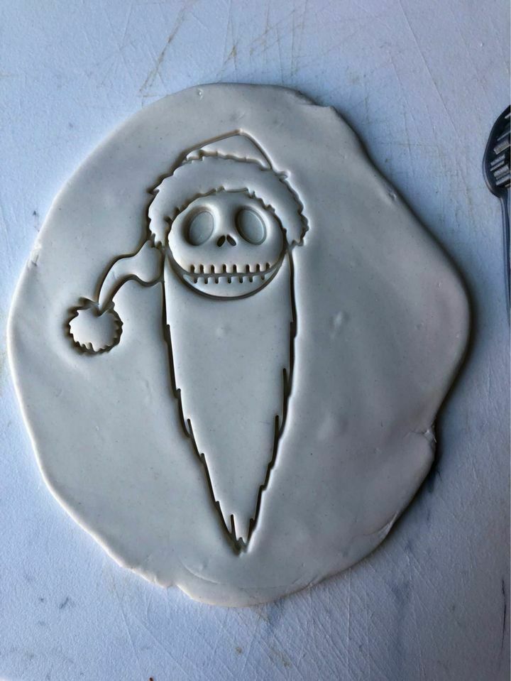 STL file Nightmare Before Christmas - Jack Skellington Santa Cookie ...