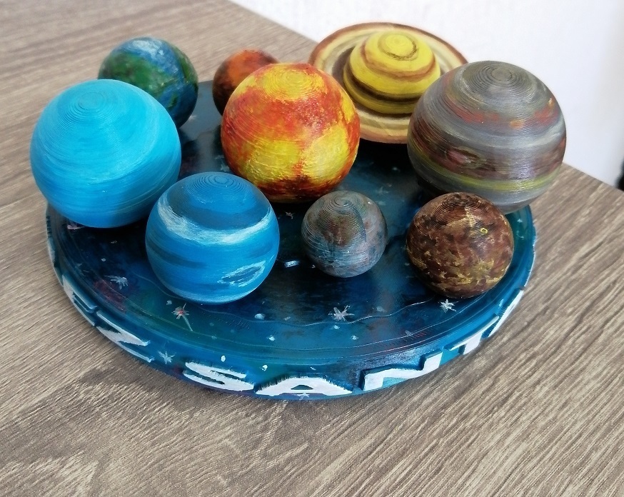 Файл STL SOLAR SYSTEM・Шаблон для 3D-печати для загрузки・Cults