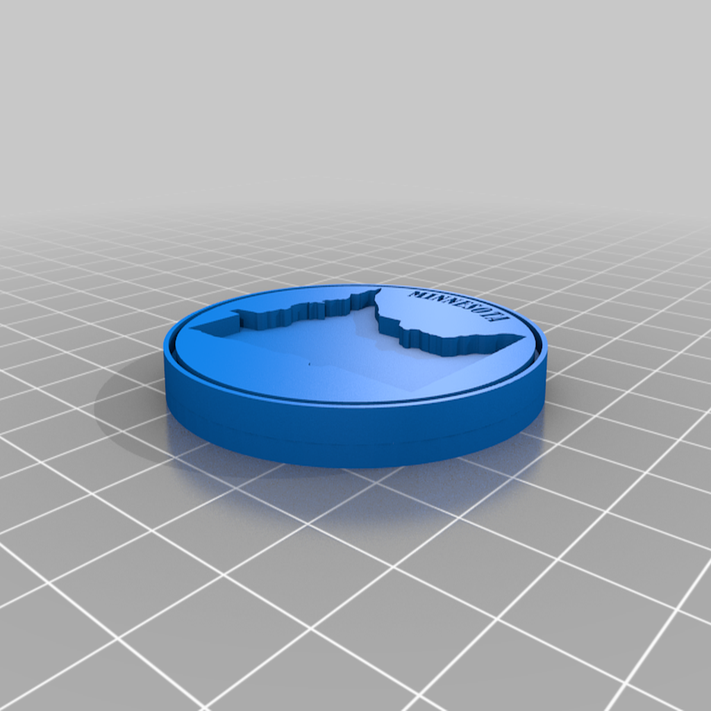 Free STL file Minnesota Magnets・3D printing model to download・Cults