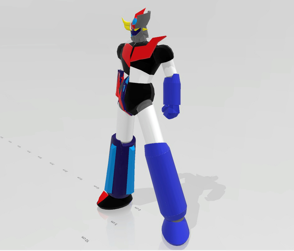 STL file mazingoldrake mazinga e goldrake fusi in unico corpo・3D print ...