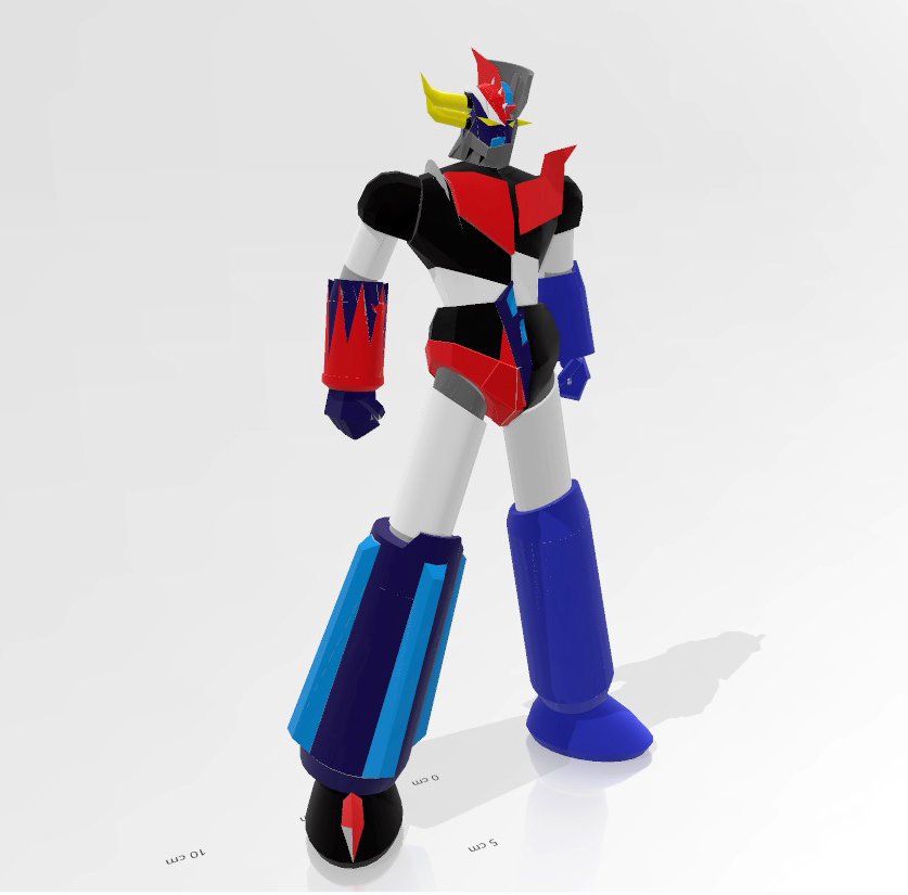 STL file mazingoldrake mazinga e goldrake fusi in unico corpo・3D print ...