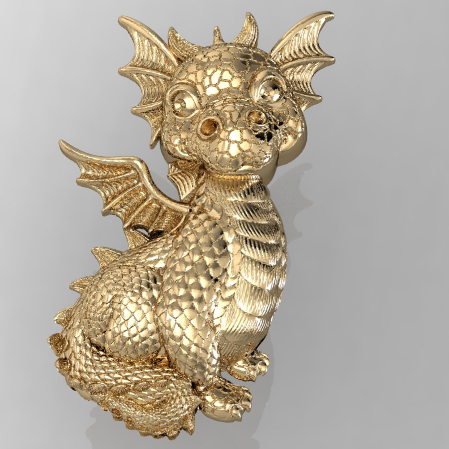 STL file little dragon 🐉・Design to download and 3D print・Cults