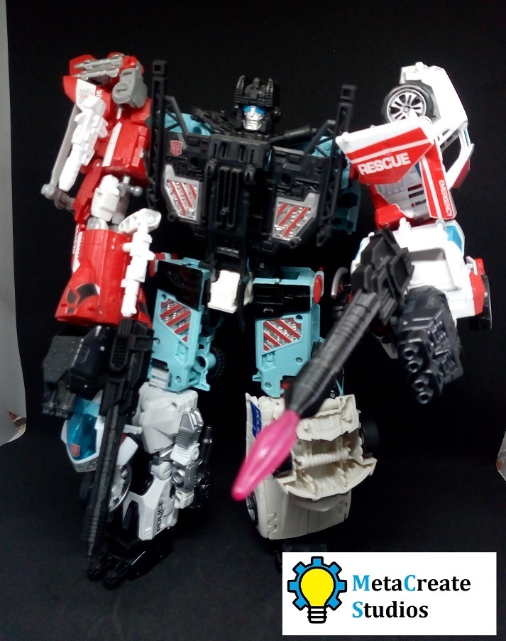 STL file Transformers Combiner Wars Rifle Hot Spot / Defensor・Template ...