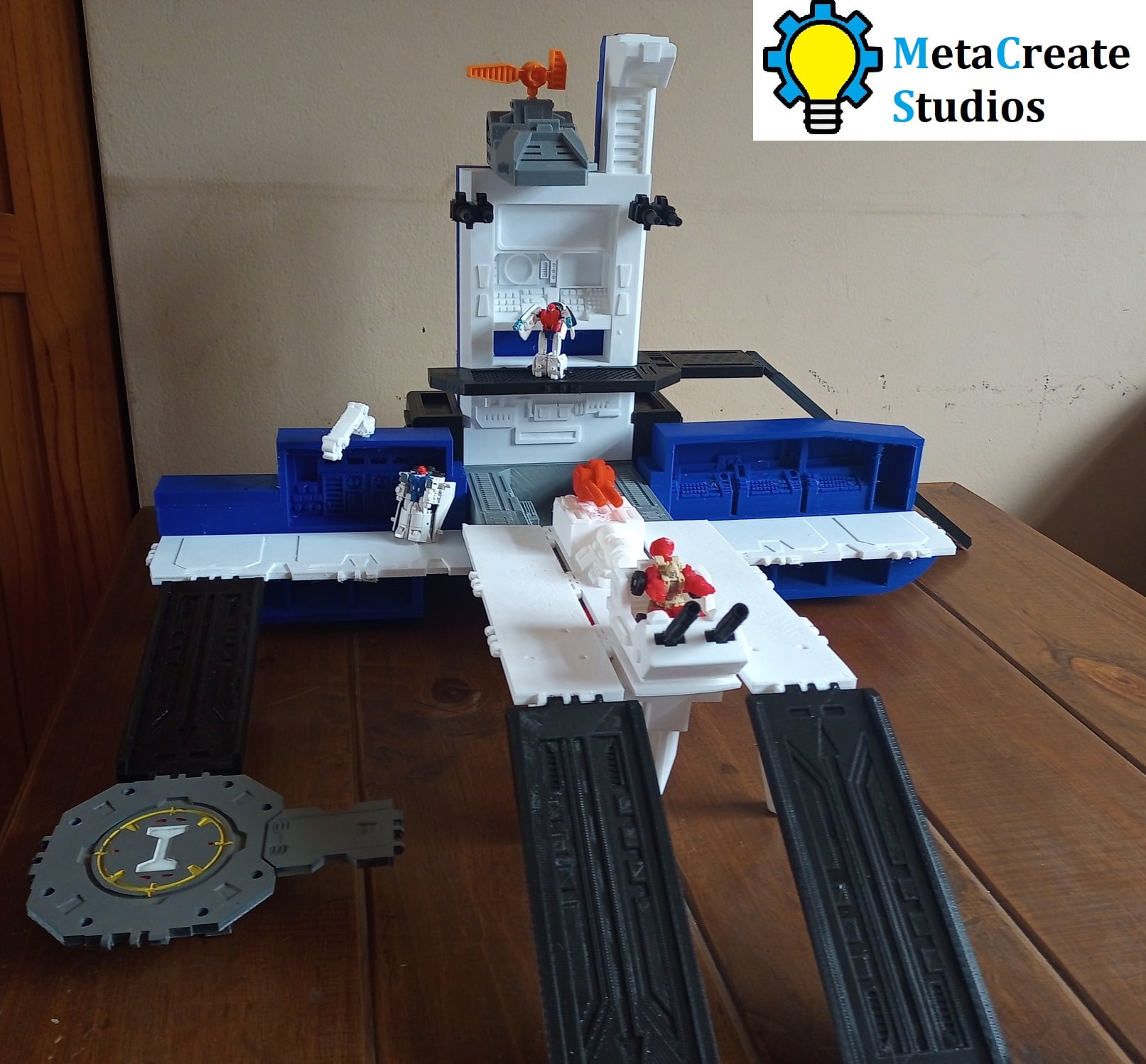 STL file Transformers Micromasters Countdown Base Earthrise Compatible ...