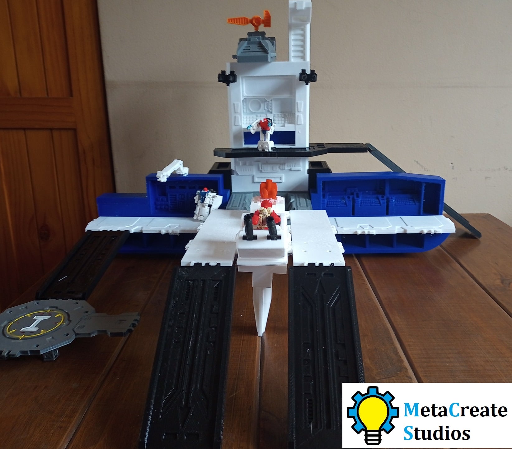 STL file Transformers Micromasters Countdown Base Earthrise Compatible ...