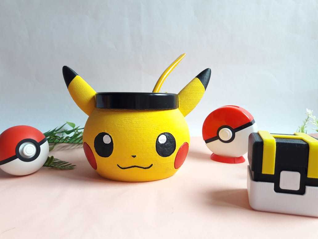 Archivo STL Mate Pikachu 🧉・Modelo para descargar e imprimir en 3D・Cults