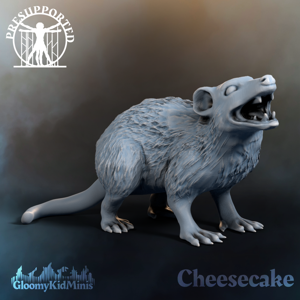 Free STL file Cheesecake O'Possum 🎲・3D printable object to download・Cults