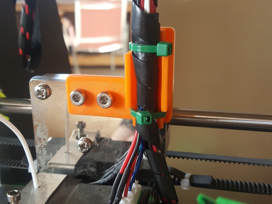 Free 3D file X carriage wire bundle mount・3D print design to download・Cults