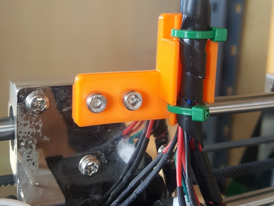 Free 3D file X carriage wire bundle mount・3D print design to download・Cults