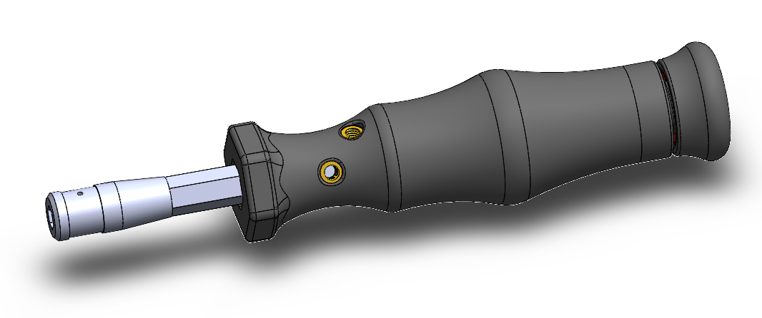 Free STL file Ergonomic Screwdriver Handle with Spinning cap・3D printer ...