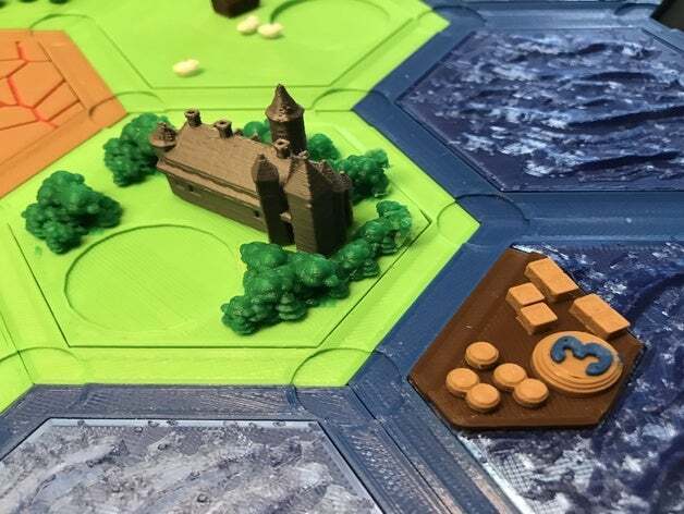 Free STL file Complete Catan Tile Set - Single Nozzle, Multi-color ...