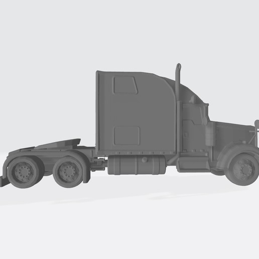 Download 3D printing designs 3D Hauler American Truck Model Ready For ...