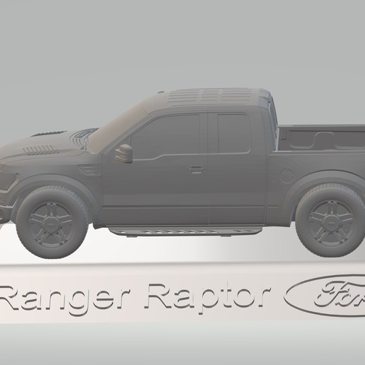 Download STL file Ford Raptor F150 3D Model Car Custom 3D Printing STL ...