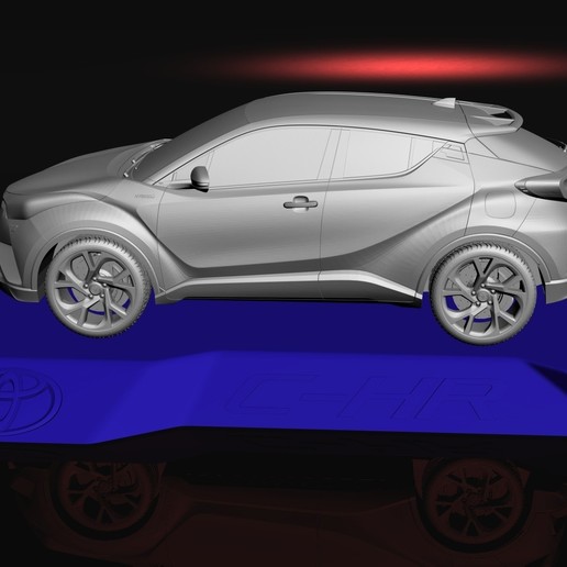 Download free STL file TOYOTA C-HR 2017 3D MODEL FOR 3D PRINTING STL ...