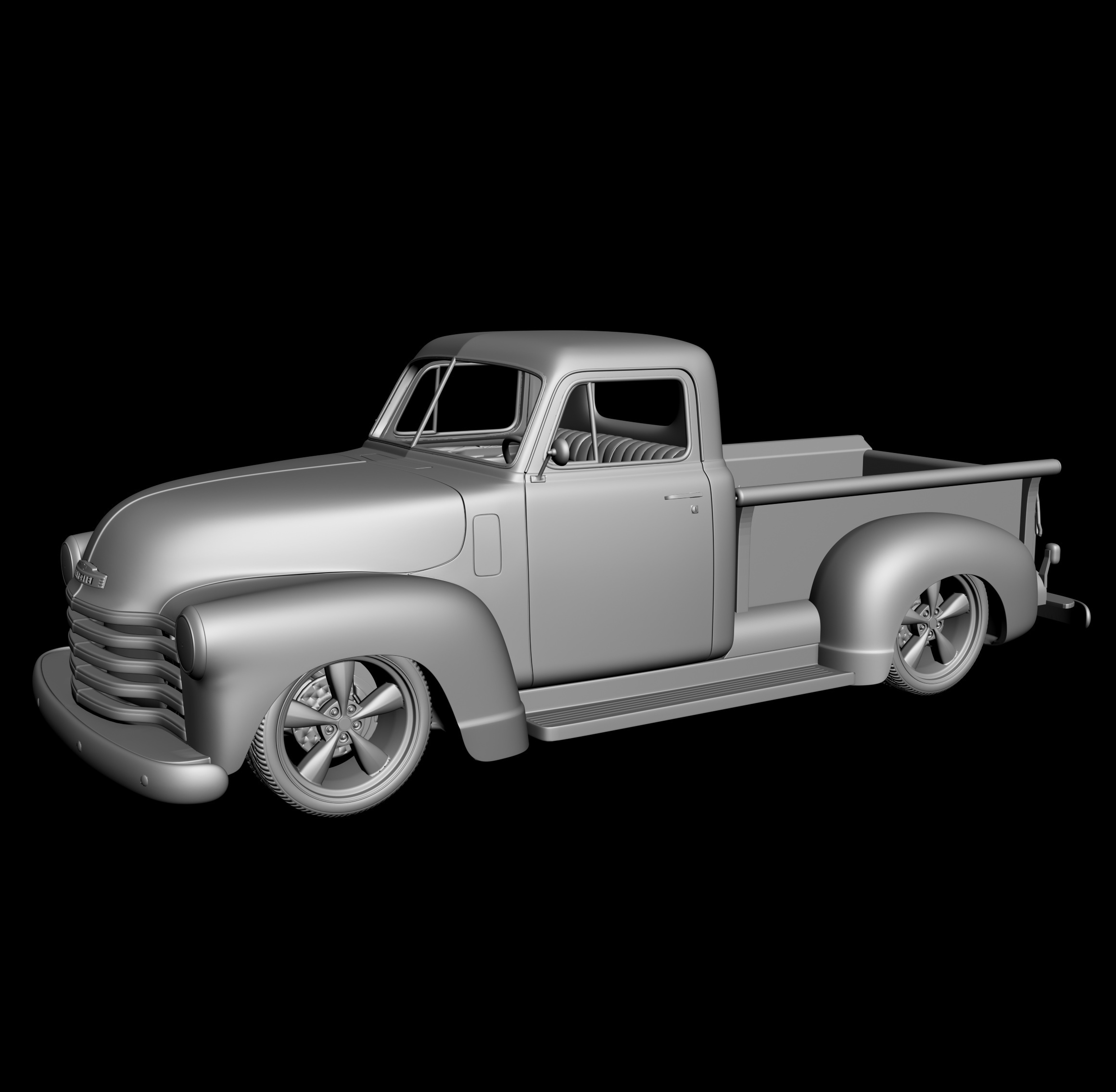 Descargar archivo STL gratis Camioneta Chevrolet 3100 Pickup 1950 ...