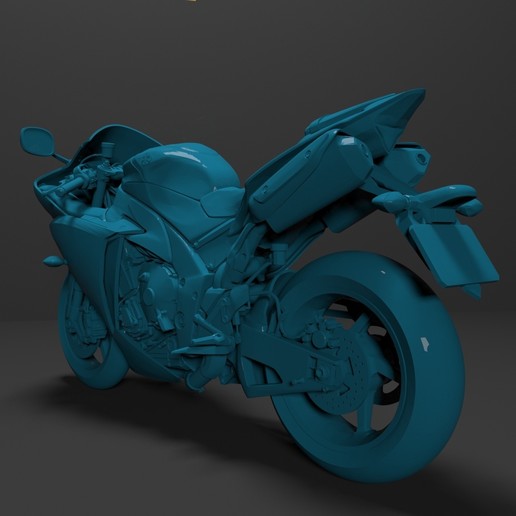 Download 3D printing models Yamaha YZF-R1 1000 3D Printable Model ・ Cults