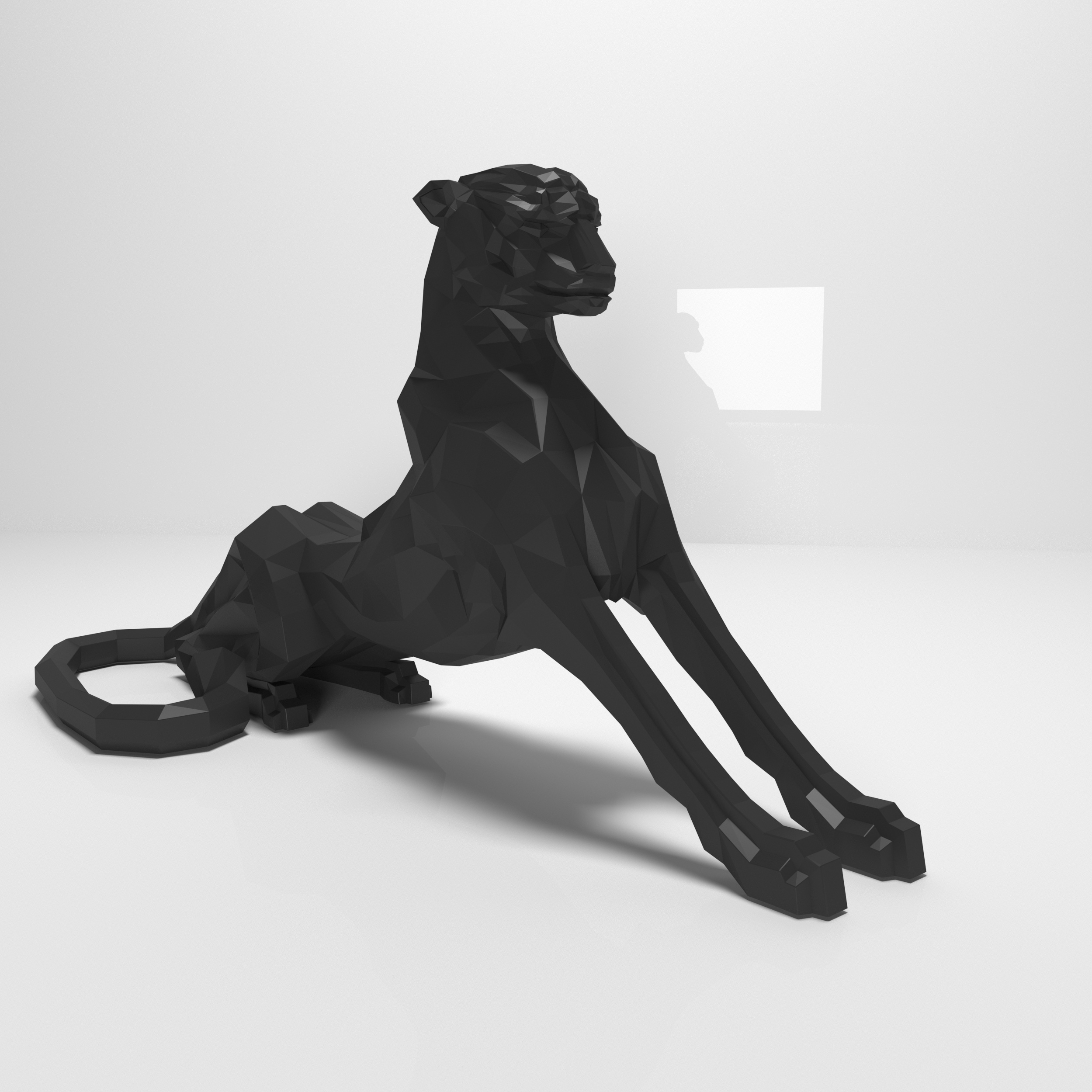 Free STL file Modern Design Cheetah Statues For 3D Printing・3D ...