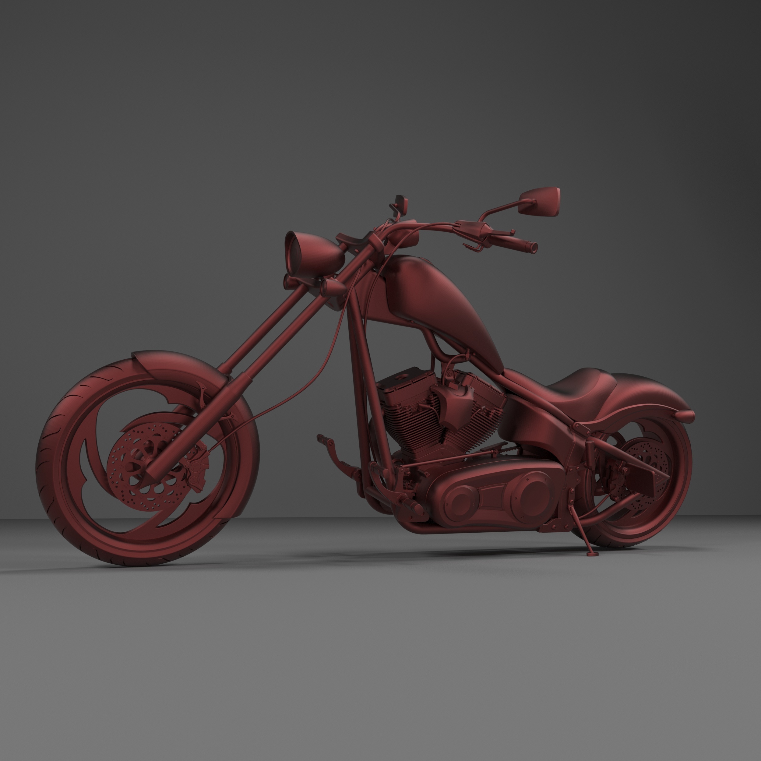 Free 3D file Big Dog K9 Chopper Motorcycle 3D Model For Print 🐕・3D ...