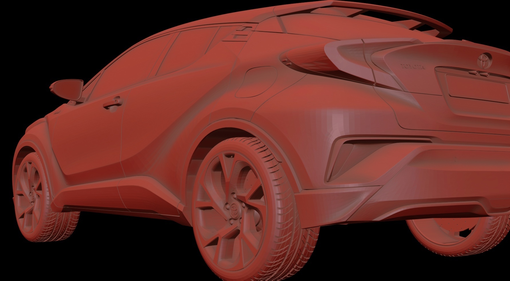 Free 3D file TOYOTA C-HR 2017 3D MODEL FOR 3D PRINTING STL FILES 🚗・3D ...
