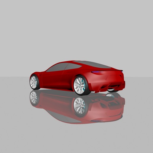 Download free STL file Tesla Roadster 2020 3D MODEL FOR 3D PRINTING STL ...