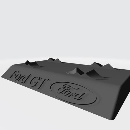 Download free STL file Ford GT 3D Model Car Stl File With Personalized ...