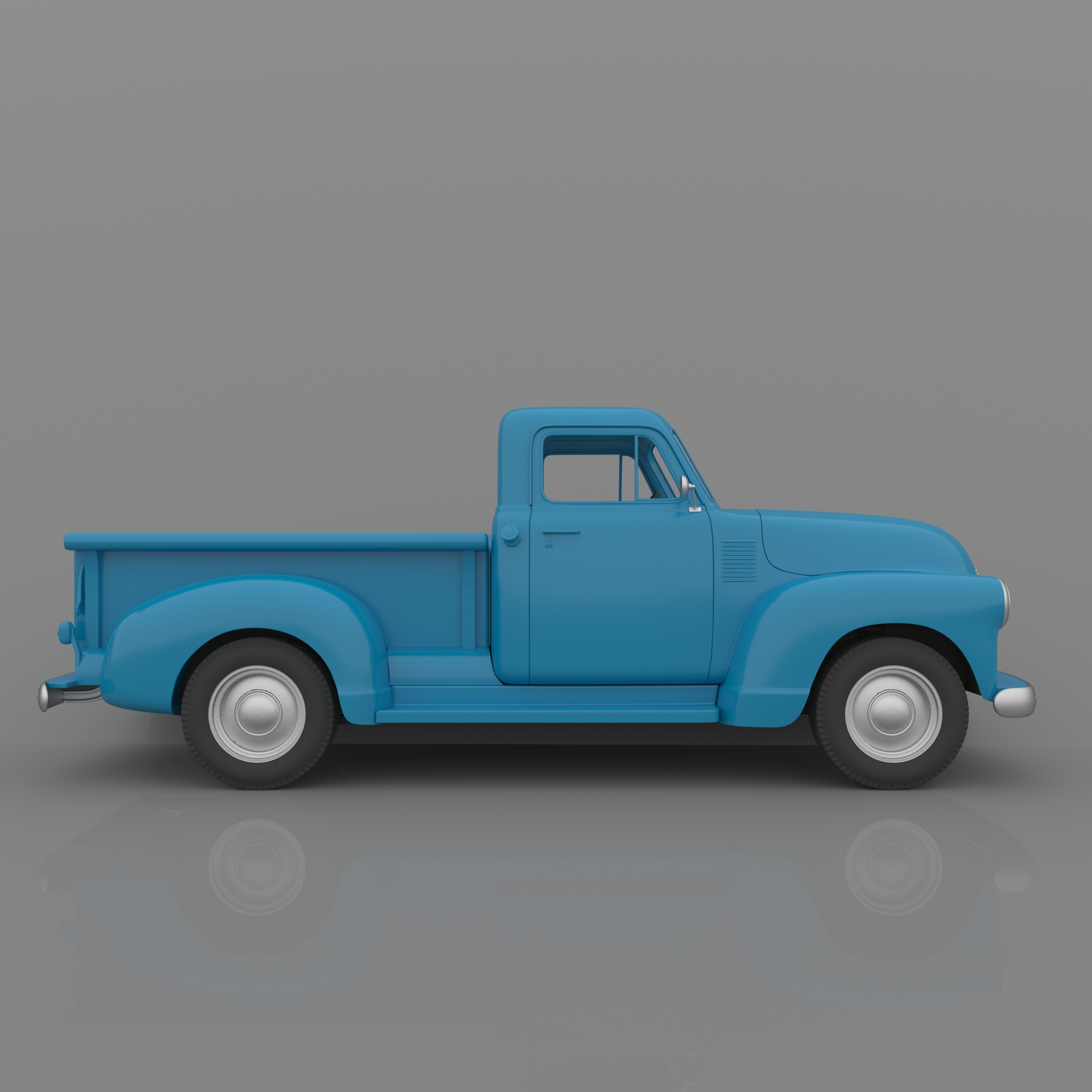 3D-Datei Chevrolet 3100 Pickup 1950 Classic for 3D Printing 🚙 kostenlos ...