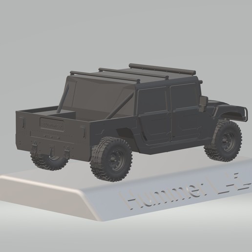 Download STL file Hummer H1 3D Car High Quality Custom 3D Printing Stl ...